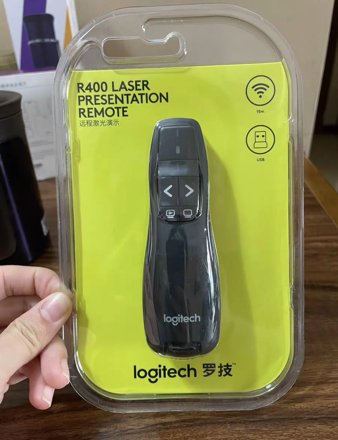 Original Logitech R400 Wireless Presenter Presentation Wireless Remote ...