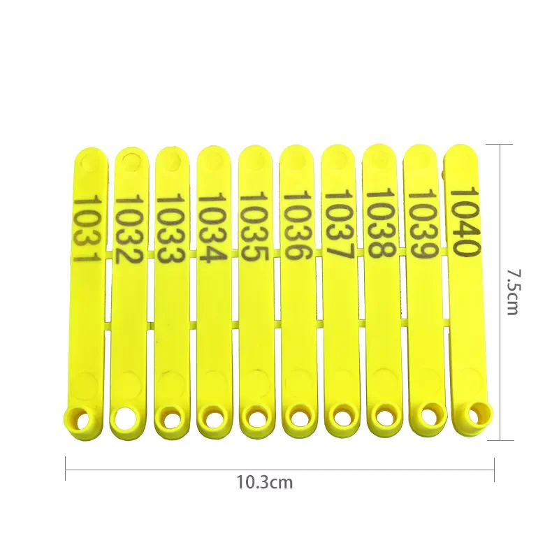 Hot Sale Goat Ear Tags Plastic Animal Ear Mark Sheep Ear Tag One-piece ...