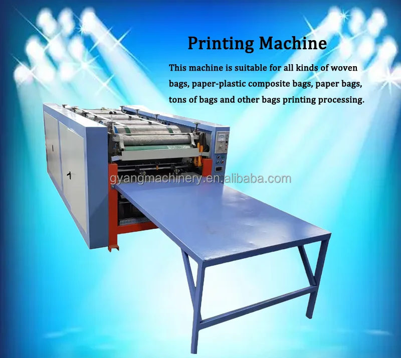 Single Color Nylon Bag Printer - Semi-Automatic Flexo Printing Machine ...