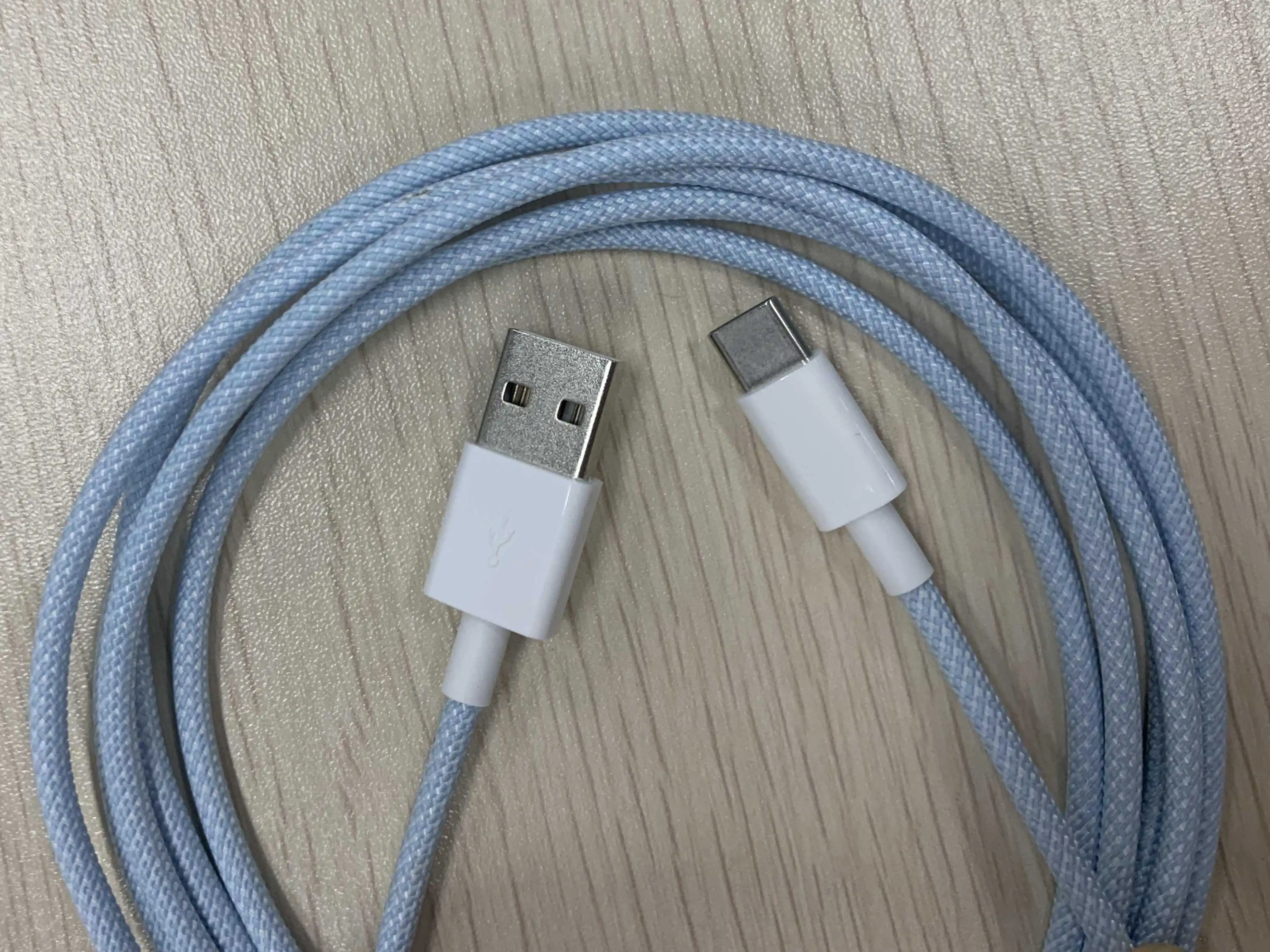 High Quality MFI Certificate Colorful Nylon Braided USB C Fast Charging ...