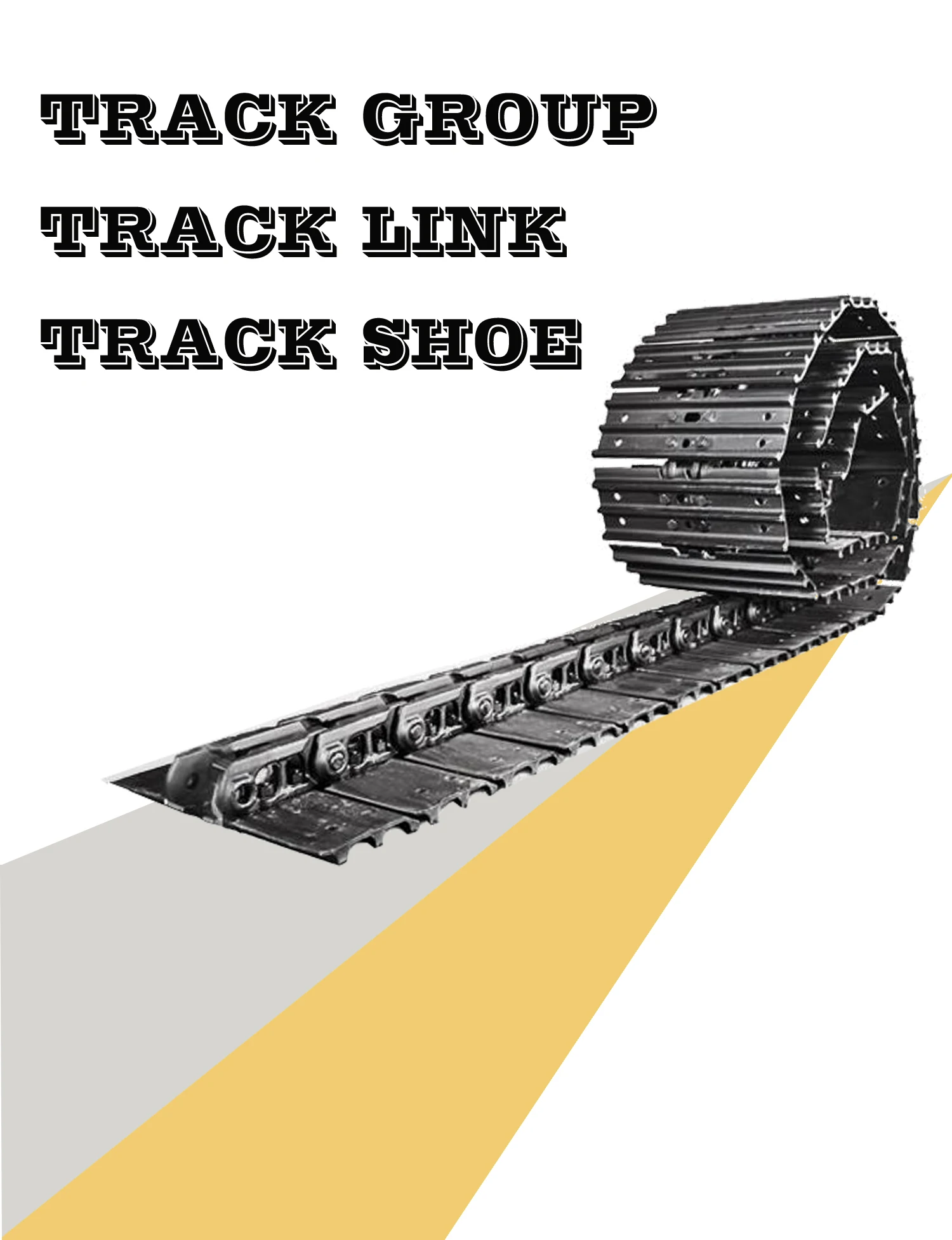 Excavator Chassis Track Shoe Group for KOM PC100 PC120 PC210 Excavator ...