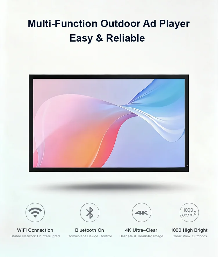 4K HD Touchscreen IP66 Waterproof Monitor 2000-3500 Nits Sunlight ...