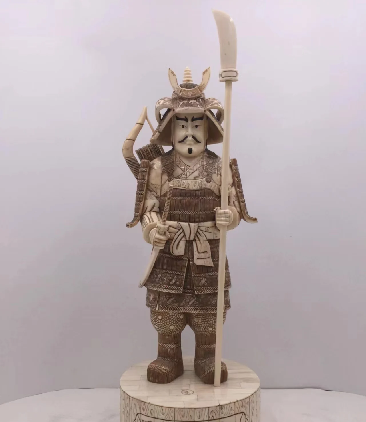Bone Samurai Warrior Figurines Bone Japanese Warrior Statue Bone ...