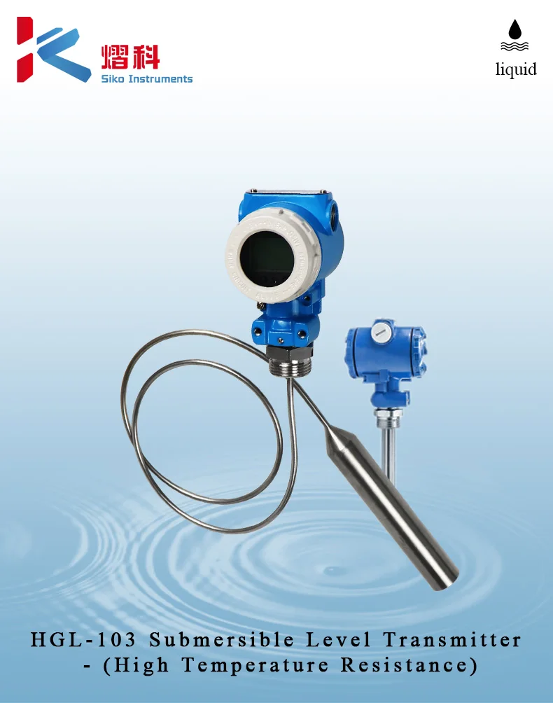 RS485 Output Submersible Hydrostatic Level Sensor for Boilers