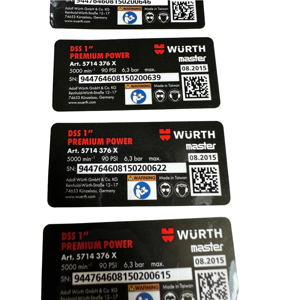 Anti -counter Feit Hologram Qr Code Sticker Security Hologram Label ...