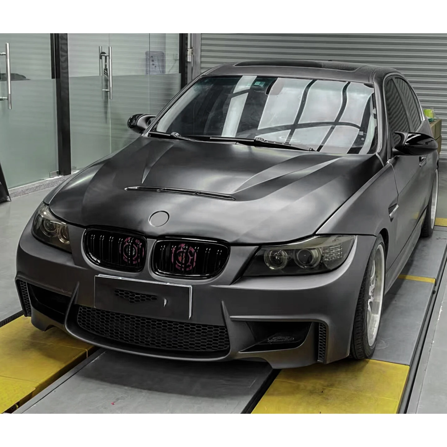 For BMW E90 Hood Carbon Fiber Front Engine Hood GTS Style for BMW 3 ...