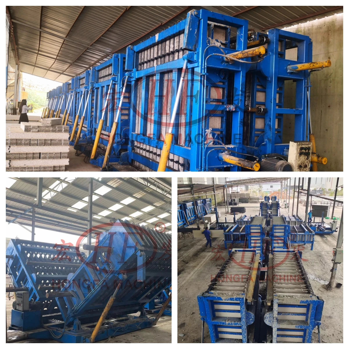 Panels Manufacturing Machinery Precast Concrete Slab Making Machine ...