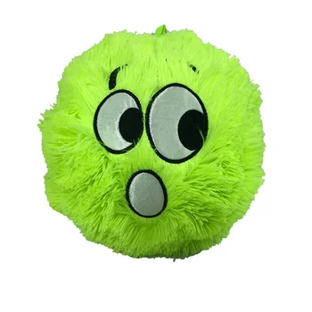 9 Inch Neon Color Fuzzy Pvc Balls With Fur - Buy 9 Inch Neon Fuzzy ...