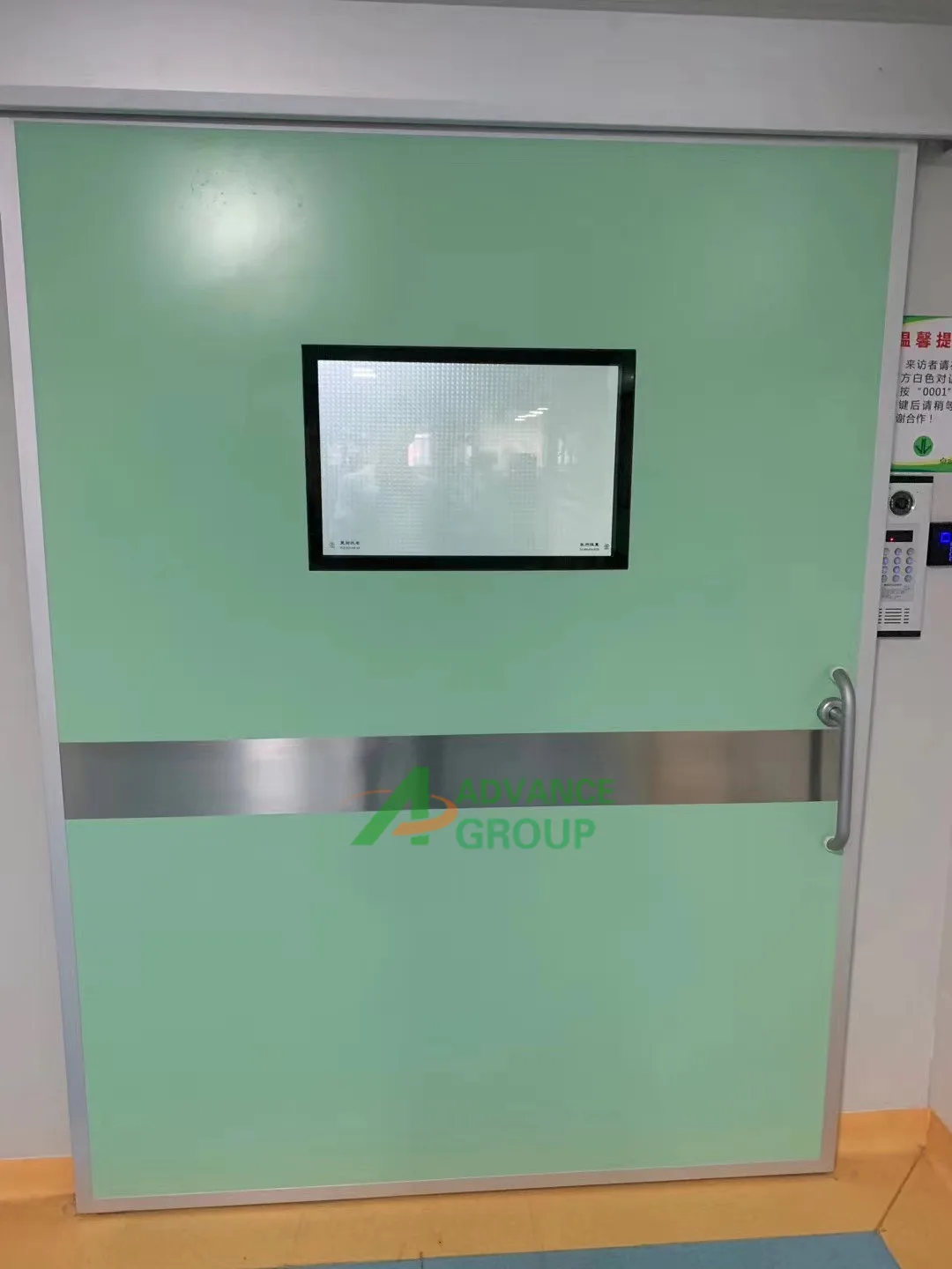 Advance Modular Clean Room Door Steel Swing Acting Hygiene Clean Room ...