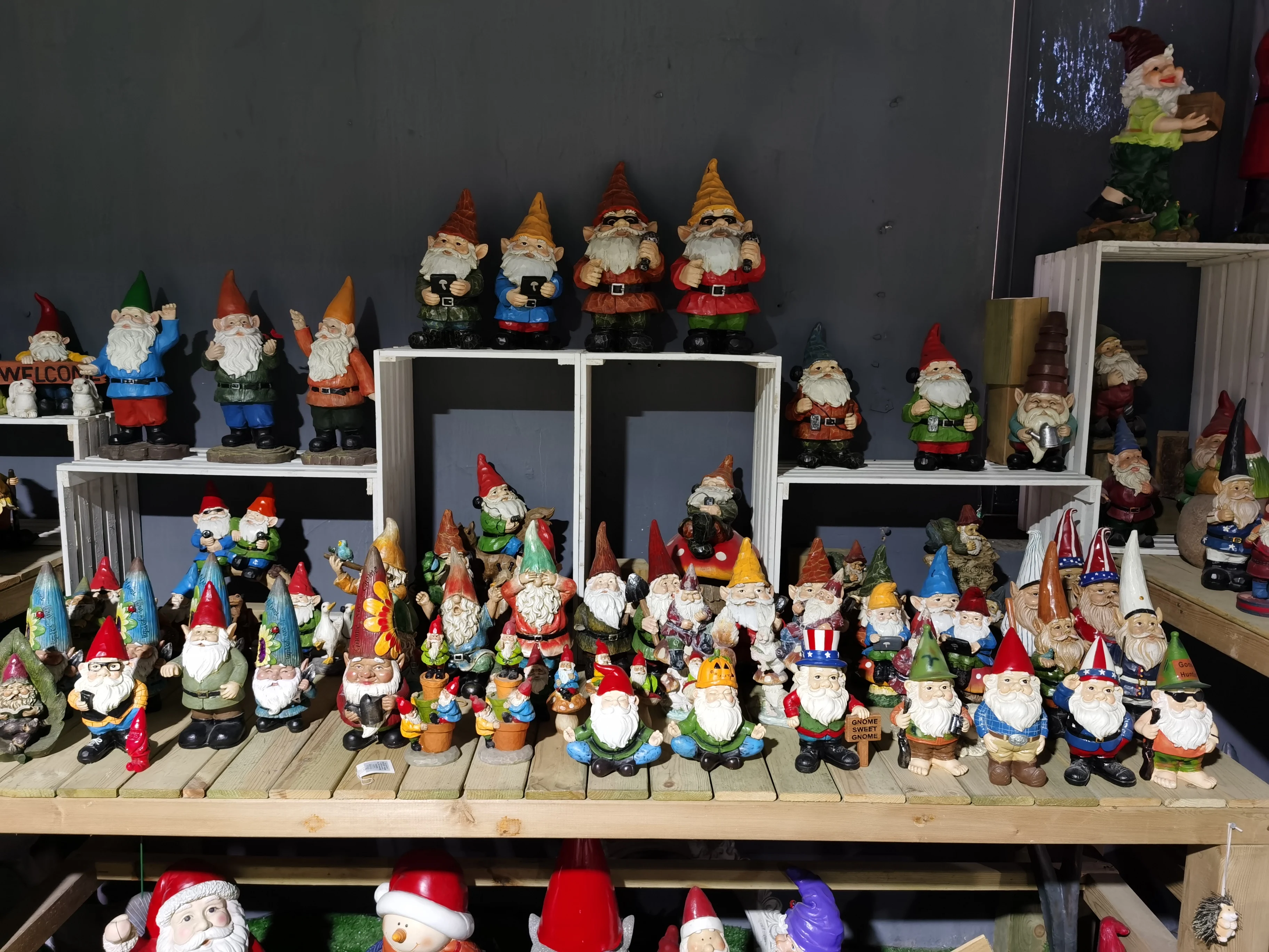 Hand Painted Garden Gnomes - Perfect for Holiday Decor