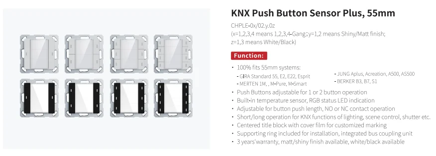 Smart Home Automation with KNX Push Buttons - 2023