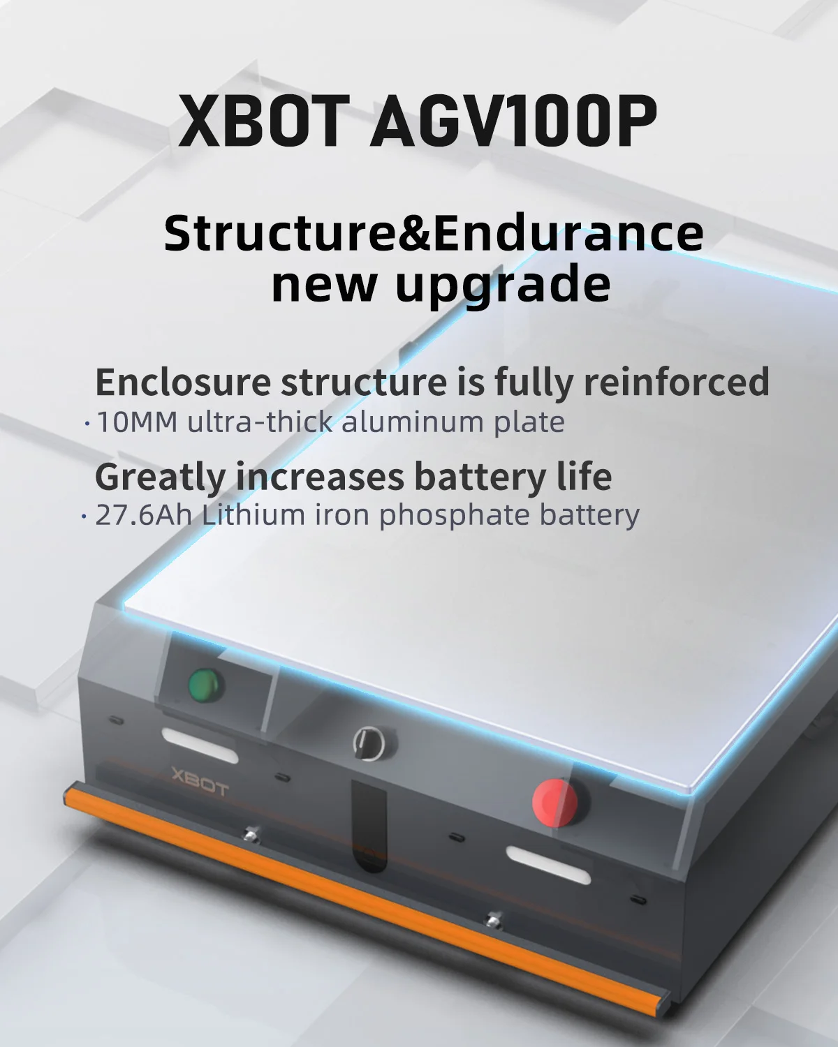 XBOT 100KG Enhanced Remote Control agv Intelligent Handling Trolley ...