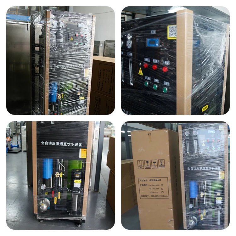 250lph 500lph Ro Water Treatment Purification Equipment Filtration ...