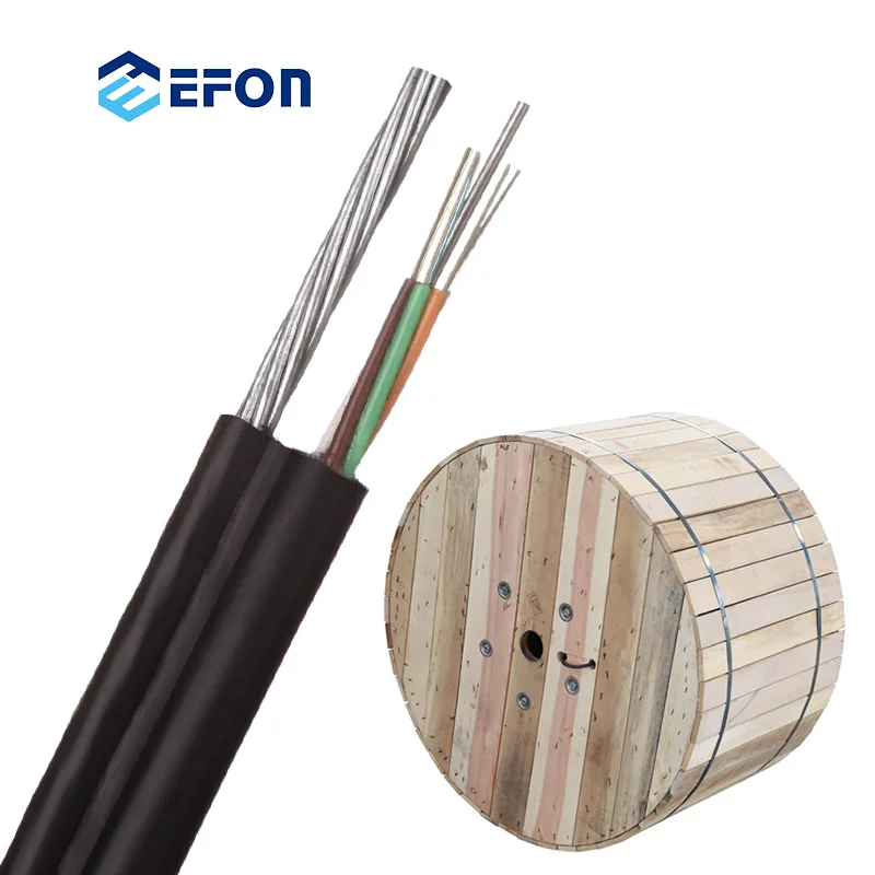 GYTC8S Figure8 Double PE Sheath Steel tape armor SM 24 48 96 Core Fiber optic Cable Manufacturer ...