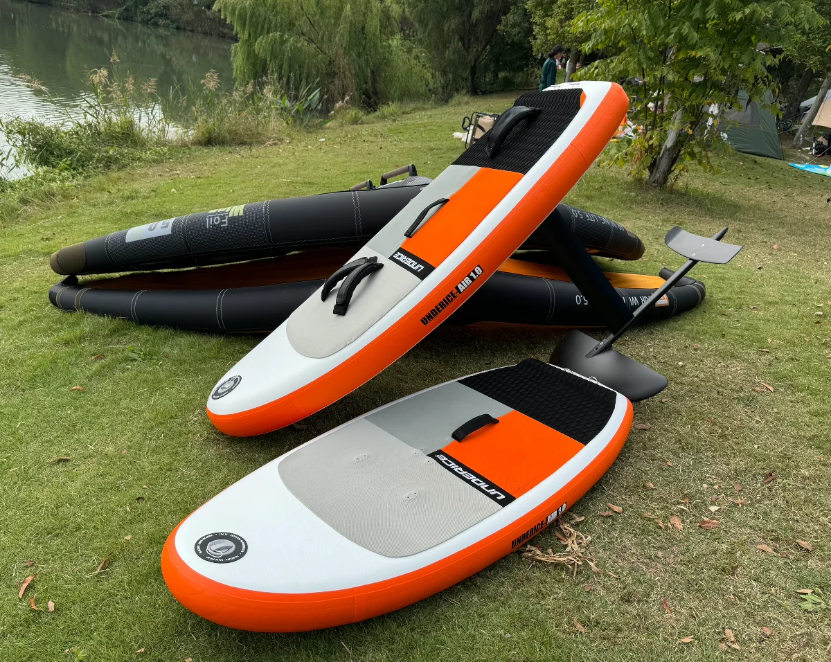 Inflatable Wing Foil Board Set for Kitesurfing - Durable & Versatile