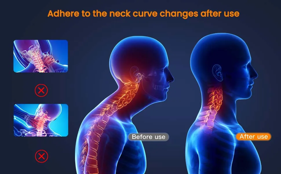 Neck Stretcher with Airbag - Adjustable Height Relaxer