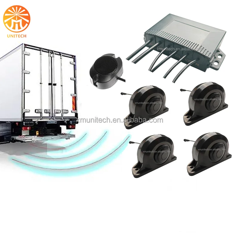 High Quality 24V Bus Truck Van Rear Parking Sensor Vehicle Backup ...