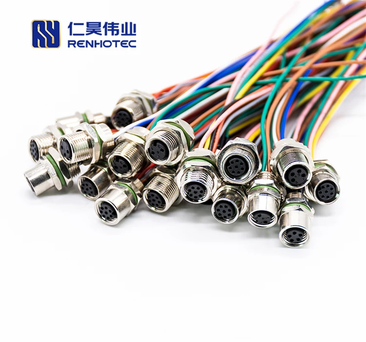 M12 & M13 Male Female 2-6 Pin Connectors for Ebike & Scooter Wiring ...