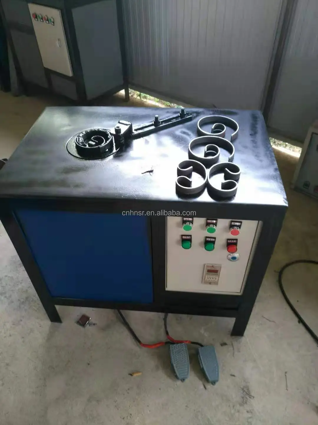 Automation Steel Sheet Wrought Iron Scroll Embossing Machine For ...