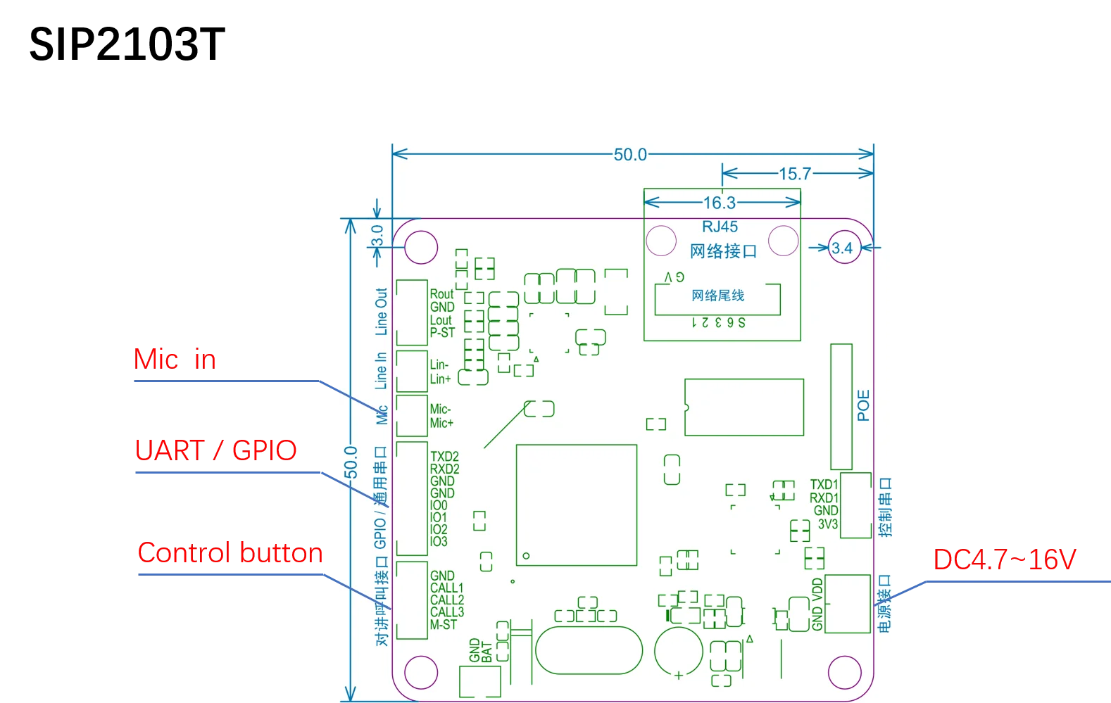 SINREY SIP2103V PCB - Advanced Digital Broadcasting Solutions