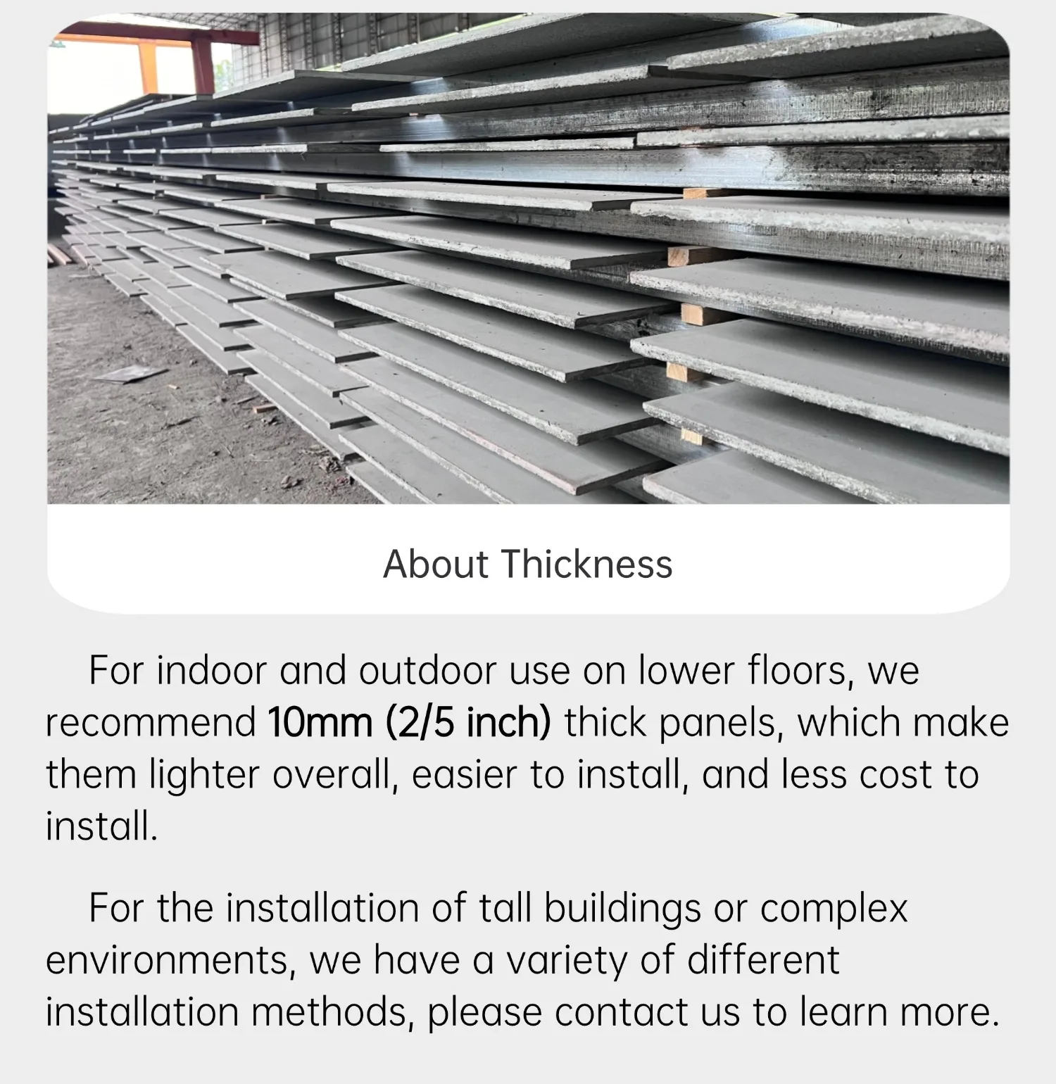 Concave and Convex Bamboo Formwork - Durable Cement Boards