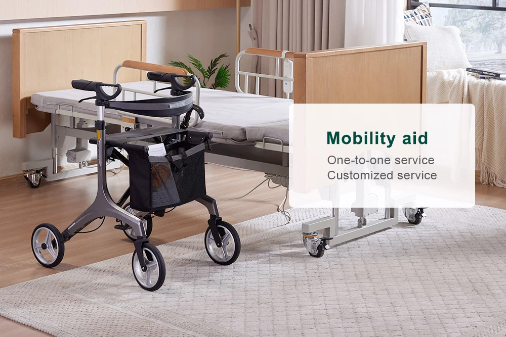 Tecforcare Elderly Care Product - Magnesium Rollator Walker