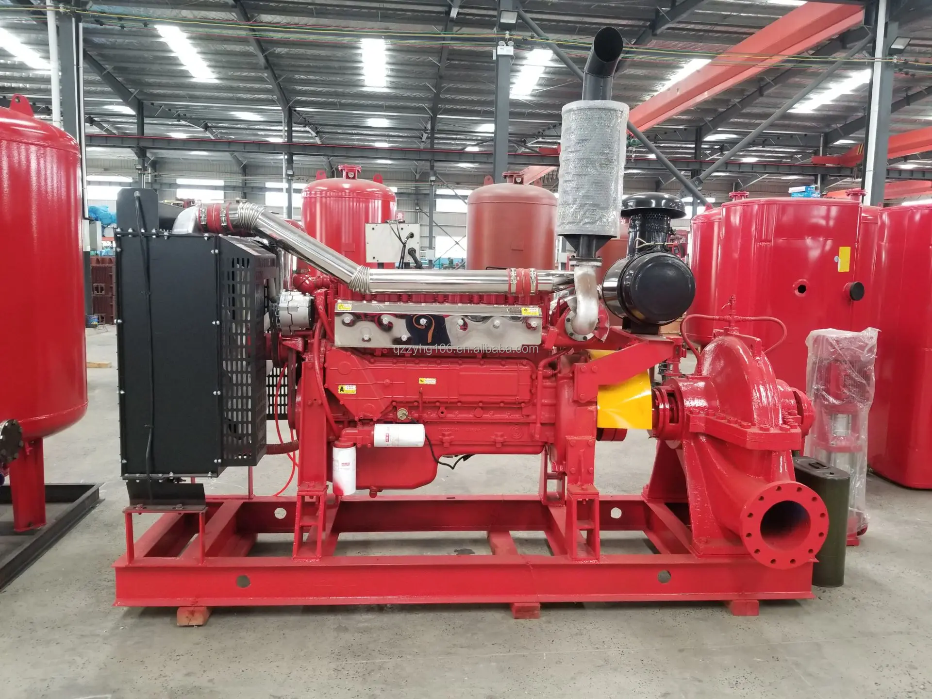 Diesel Fire Pump Set Diesel Engine Fire Pump Fire Pump Diesel Engine ...