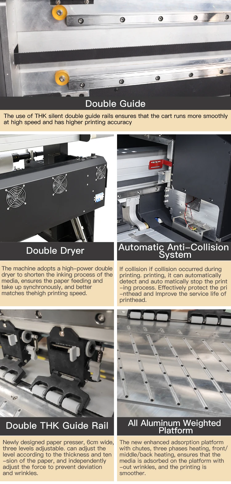 Locor Heavy Duty Industrial Fast Speed 8 Heads Sublimation Printer