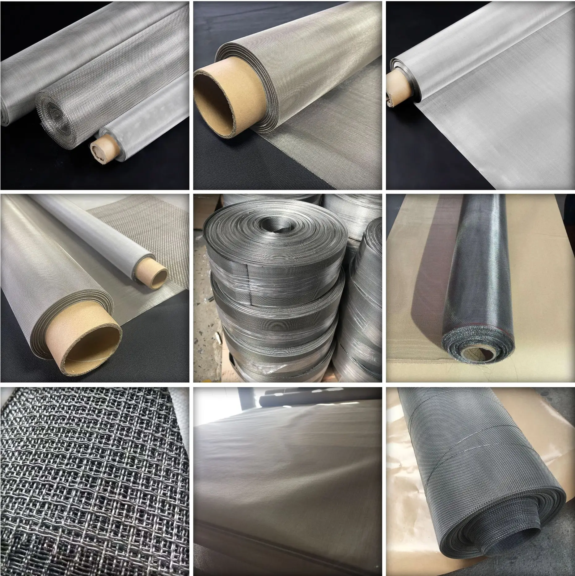 1 Micron Stainless Steel Filter Mesh Metal Woven Net Stainless Steel ...