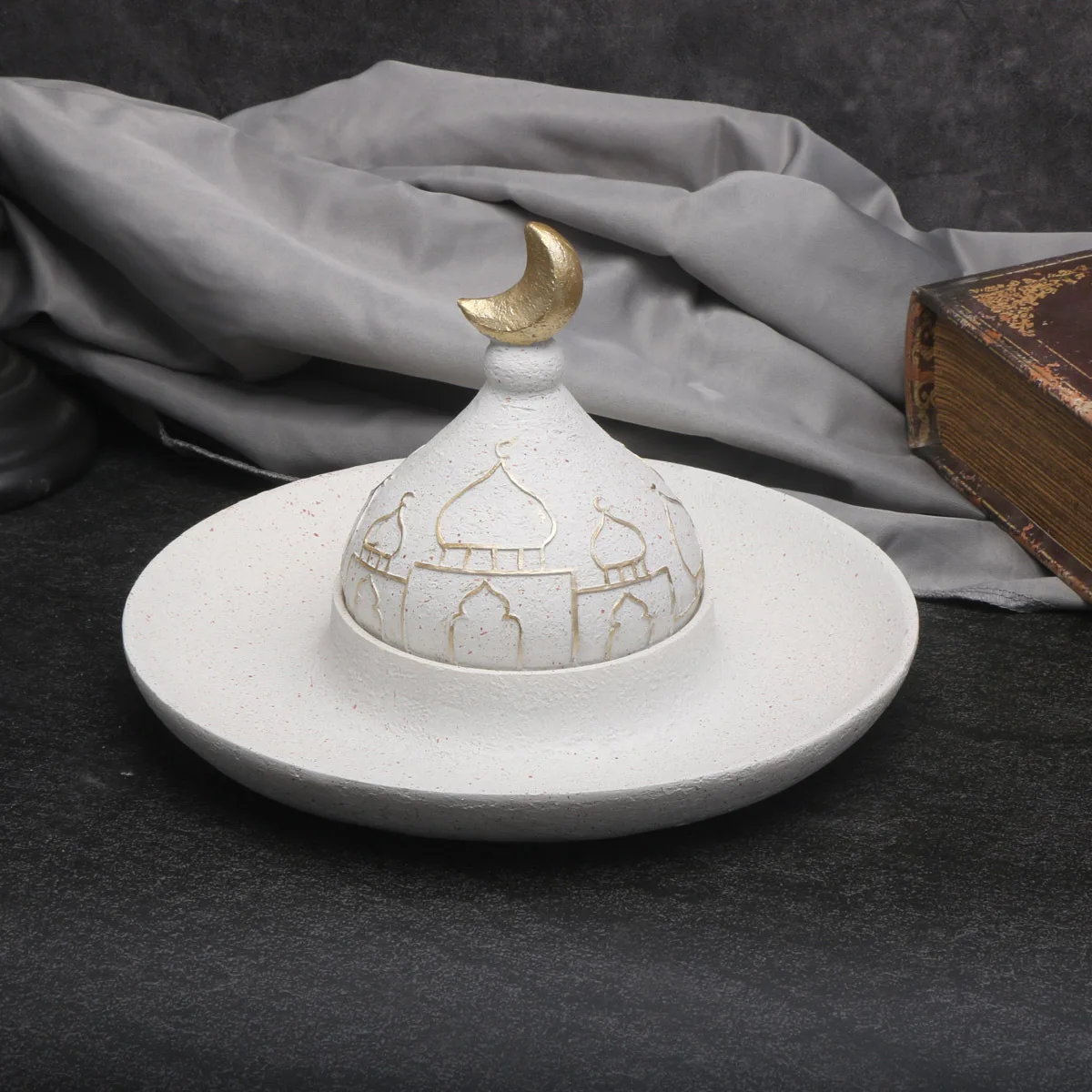 Ramadan Products Eid Mubarak Decorations Resin Handmade Mosque Castle ...