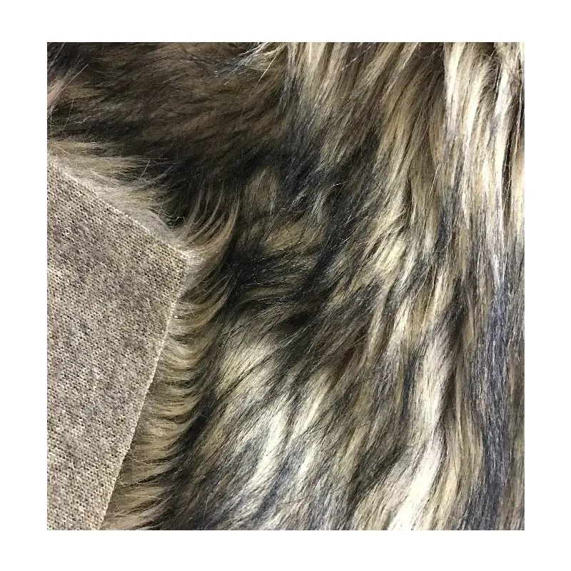 Customized Long Pile Artificial Imitation Faux Fur Fabric for Collar ...