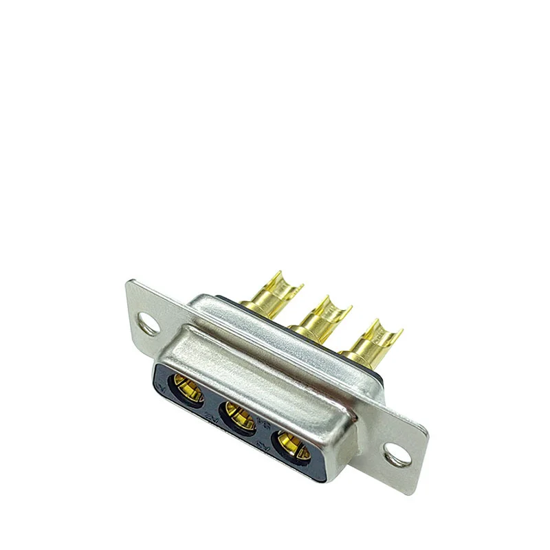 D-sub High Current Connector 3w3 Female Terminal Gold Plated Pin Db ...