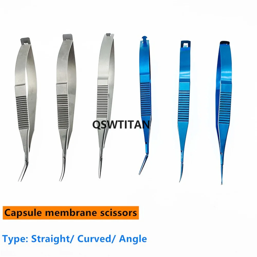 Castroviejo Corneal Scissors Capsule Membrane Scissors Titanium ...
