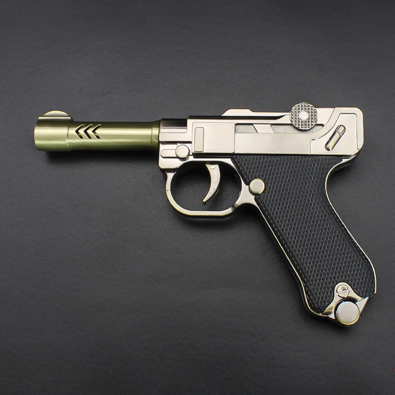 Aomail Gun Model Cigarette Metal Gun Lighter Lighter Gun Pistol With ...