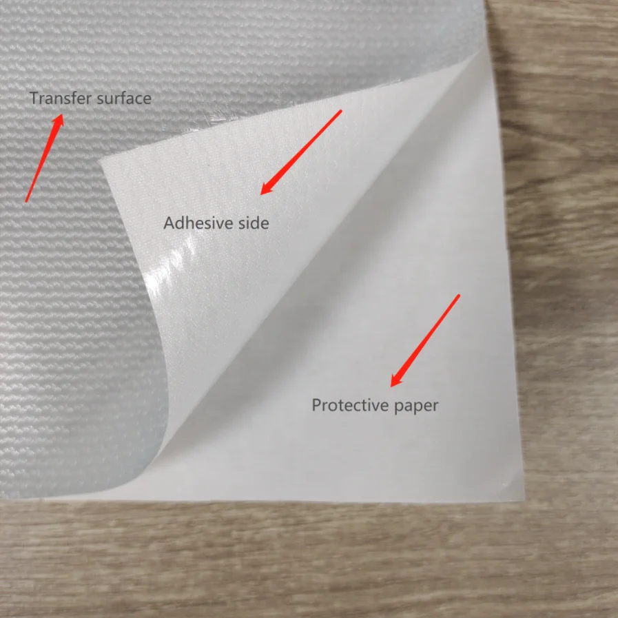 Qijun Bright White Tatami Fabric a Print Sportswear Patch Heat Transfer ...