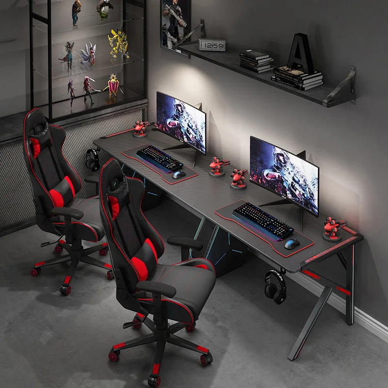 2 M Esports Double Long Bureau Led Lights Computer Escritorio 1 Piece K ...