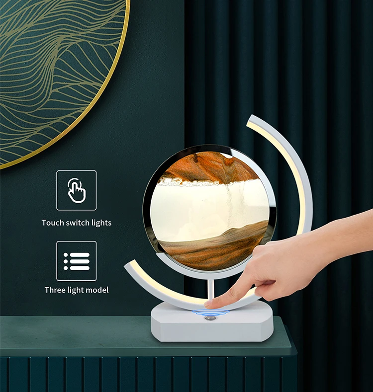 Flowing Sand Art Light Hourglass Led Light Moving Sand Art Picture ...