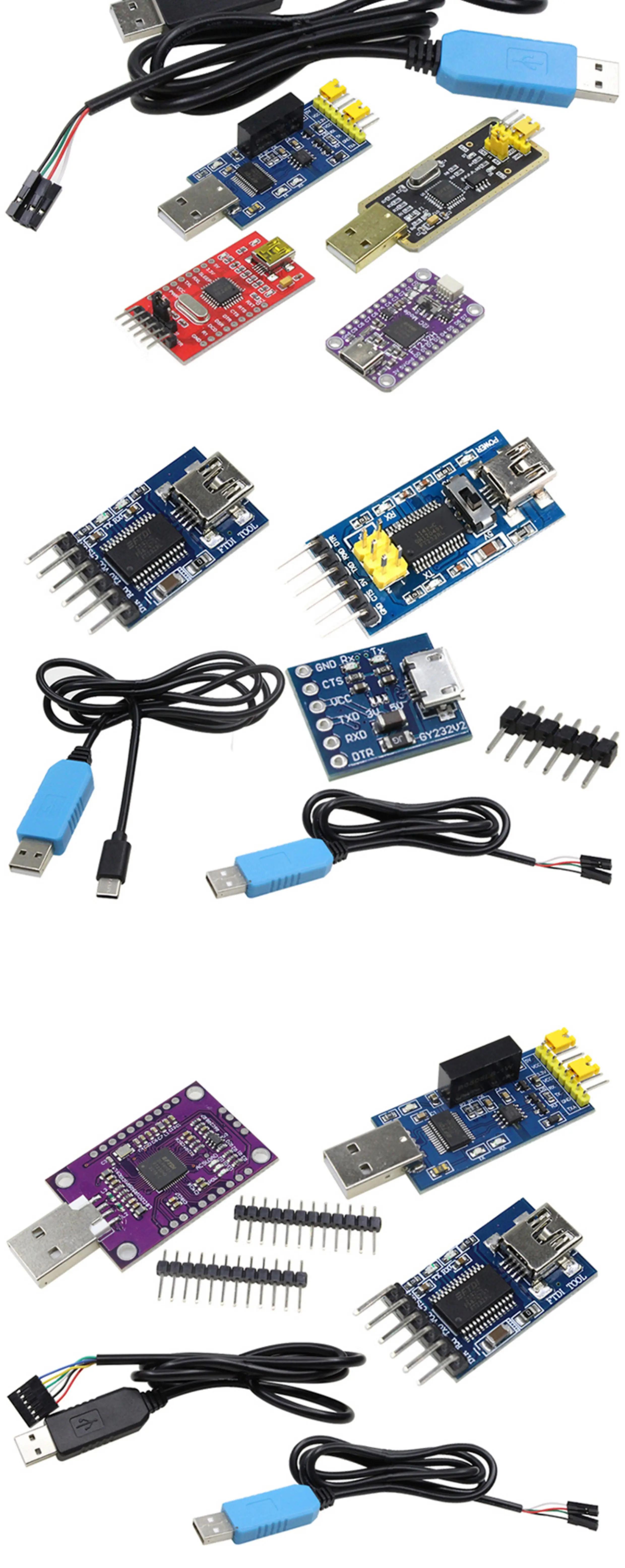 Usb To Ttl Serial Port Module Ft232 Serial Port Downloader Flashing ...