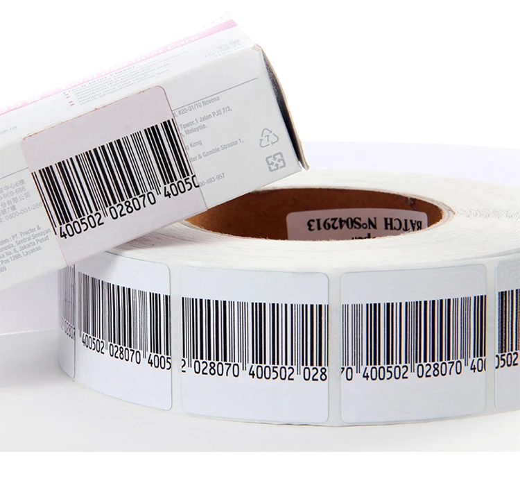 Transparent Rf Security Label Anti Theft 8.2mhz Eas Label For Clothing ...