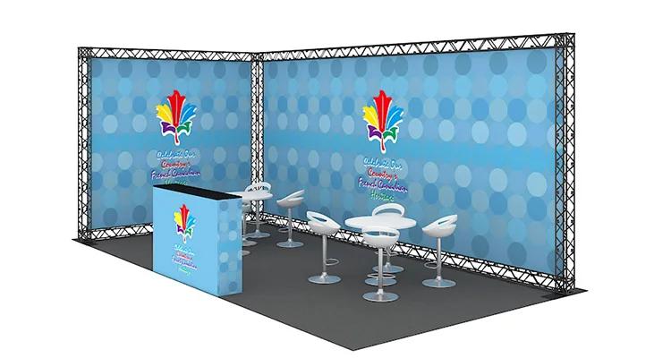 Aluminum Truss Display Exhibition Modular 10x10 Quick Set Up Easy Carry ...