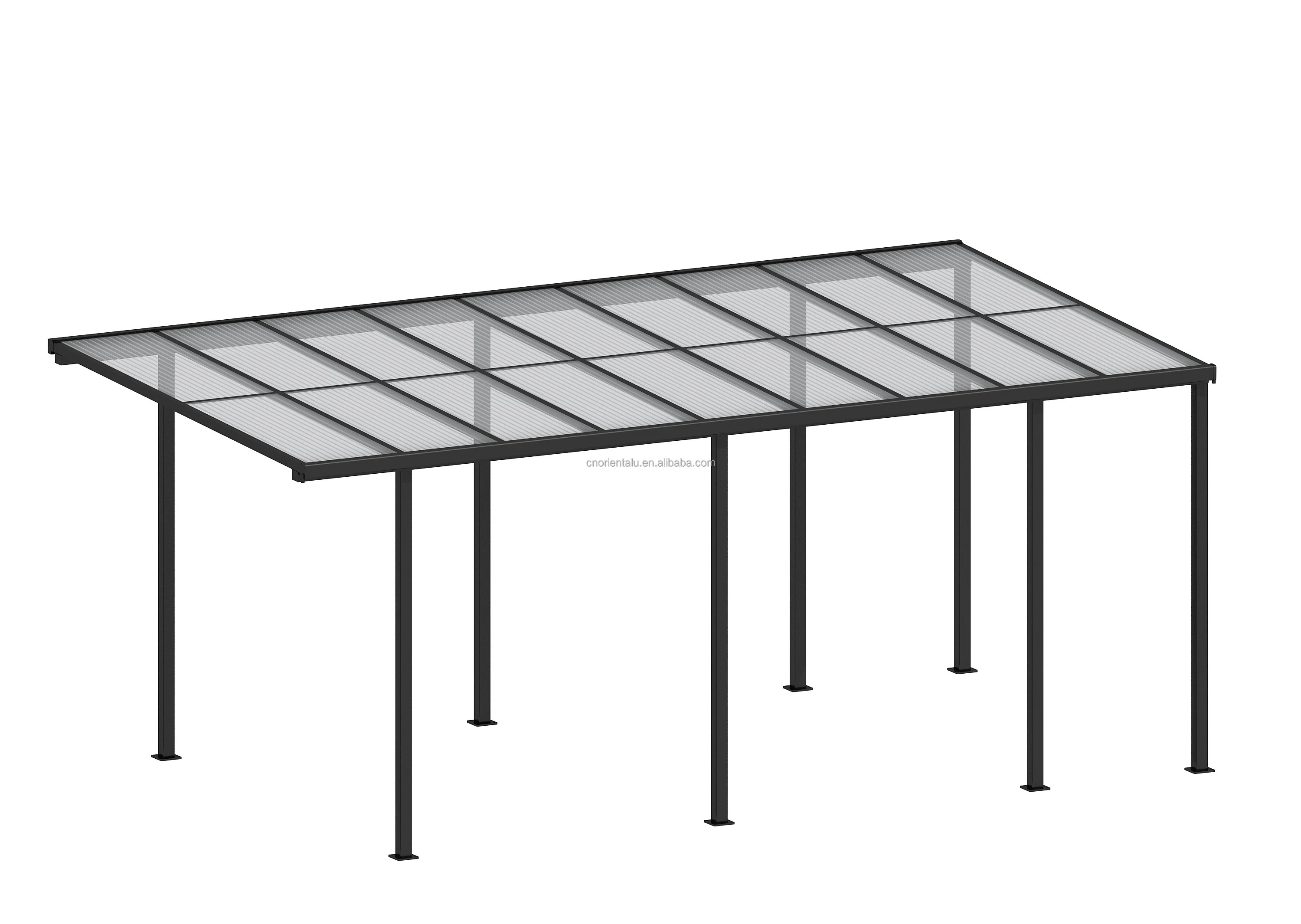 Aluminum Awning Carport Polycarbonate Canopy Roof