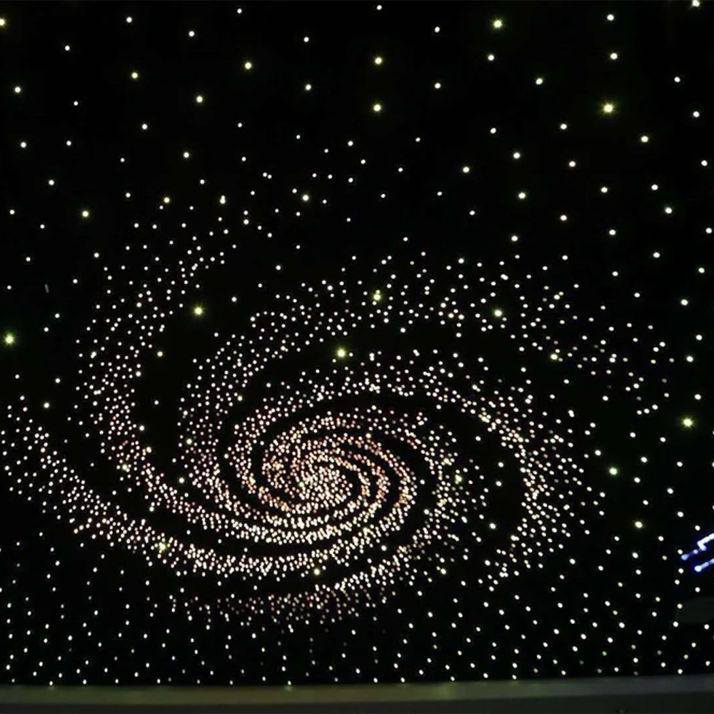 Twinkle Rgb Fiber Optic Star Ceiling Light Kit - Starry Sky