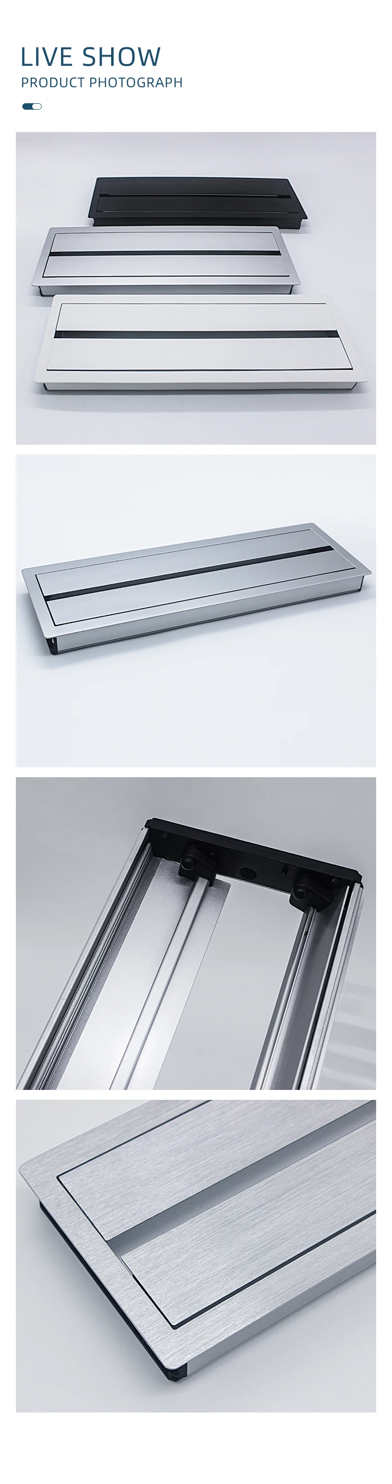 Conference Table Cable Grommets - Dual Sided Management