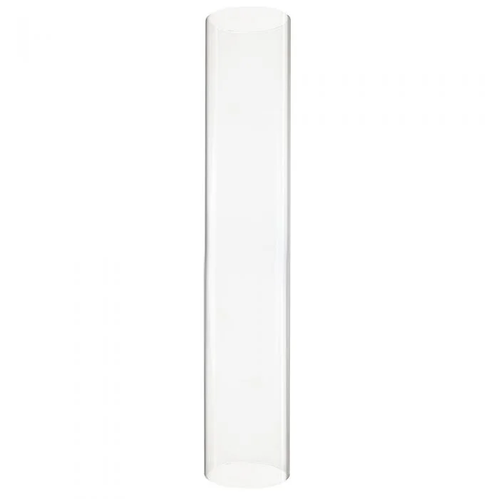 Diameter 100mm Height 380mm Glass Candle Lamp Shade Tube