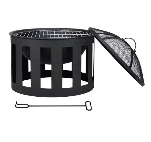 Round Metal Outdoor Brazier For Outdoor Garden - Buy Basket Brazier ...