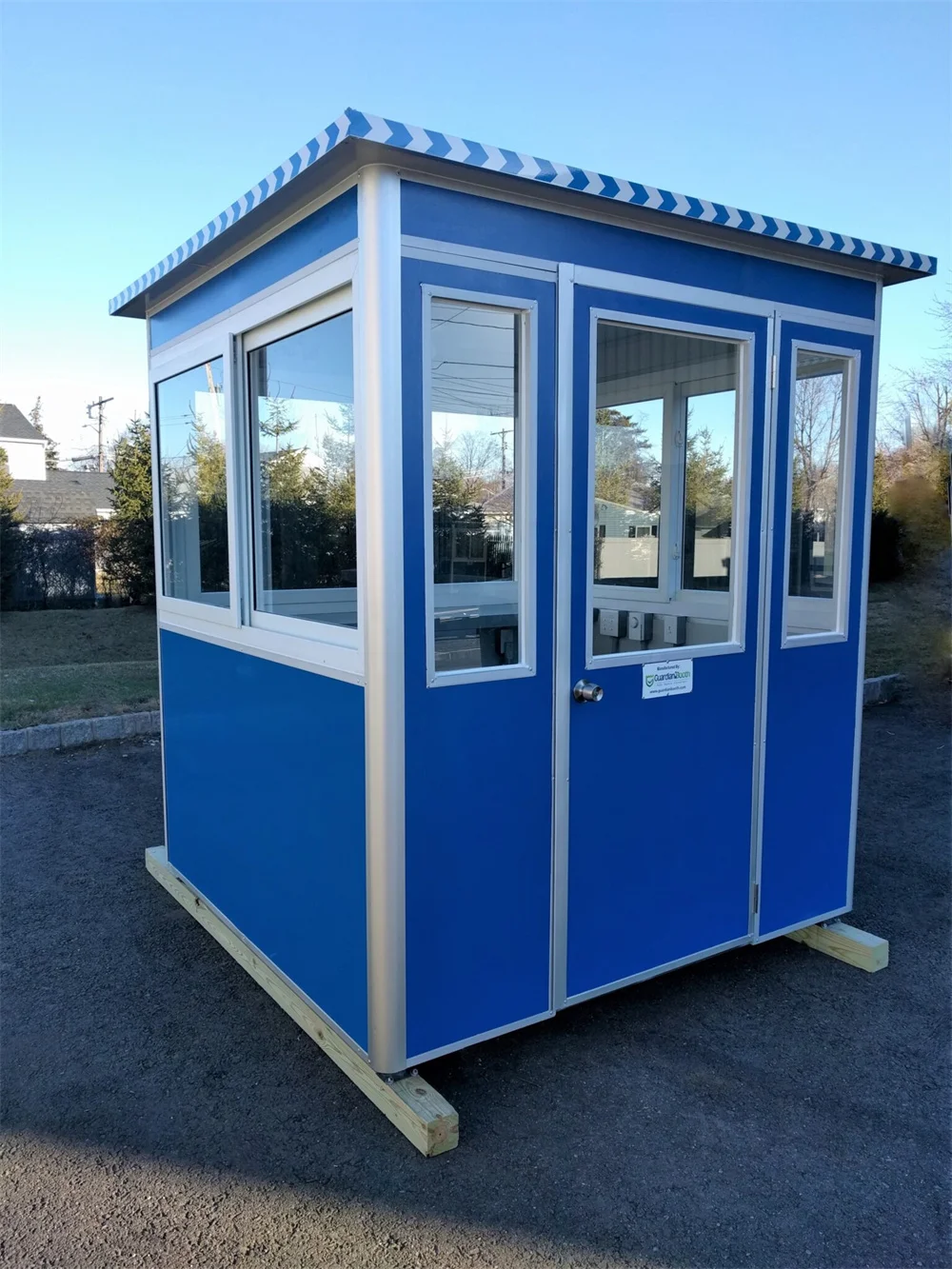 Mobile Temporary Kiosk Security Cabin - Durable & Stylish