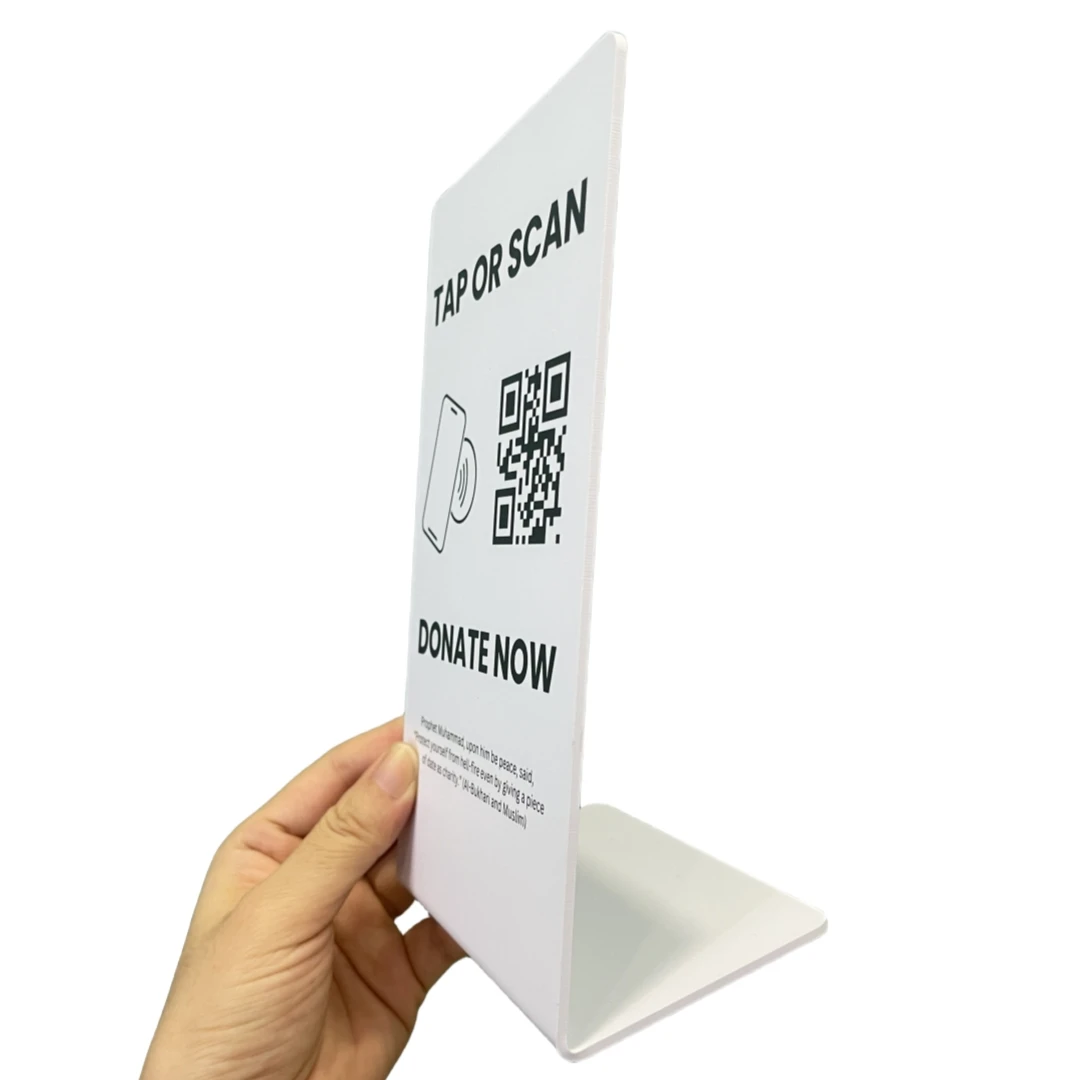 Nfc Table Display Qr Code Scanning Google Review Menu Rfid Nfc Stand ...
