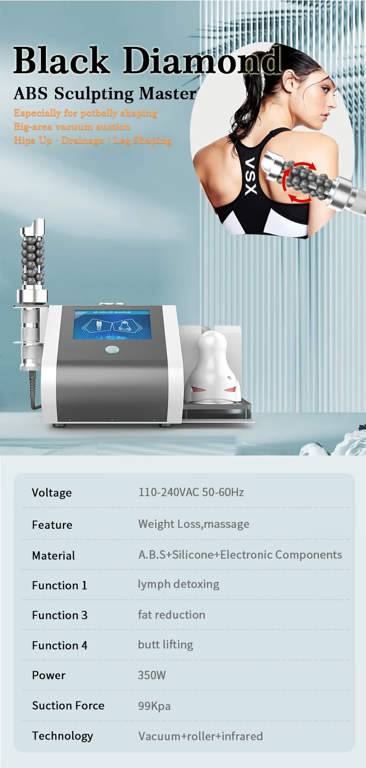 Equipo Estetico Body Firm Body Contouring 360 Roller Facial Care ...