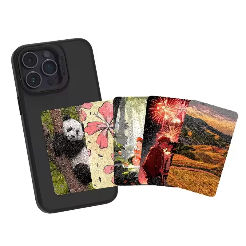 NFC smart 4 color e-ink display shockproof mobile phone case for fundas ...