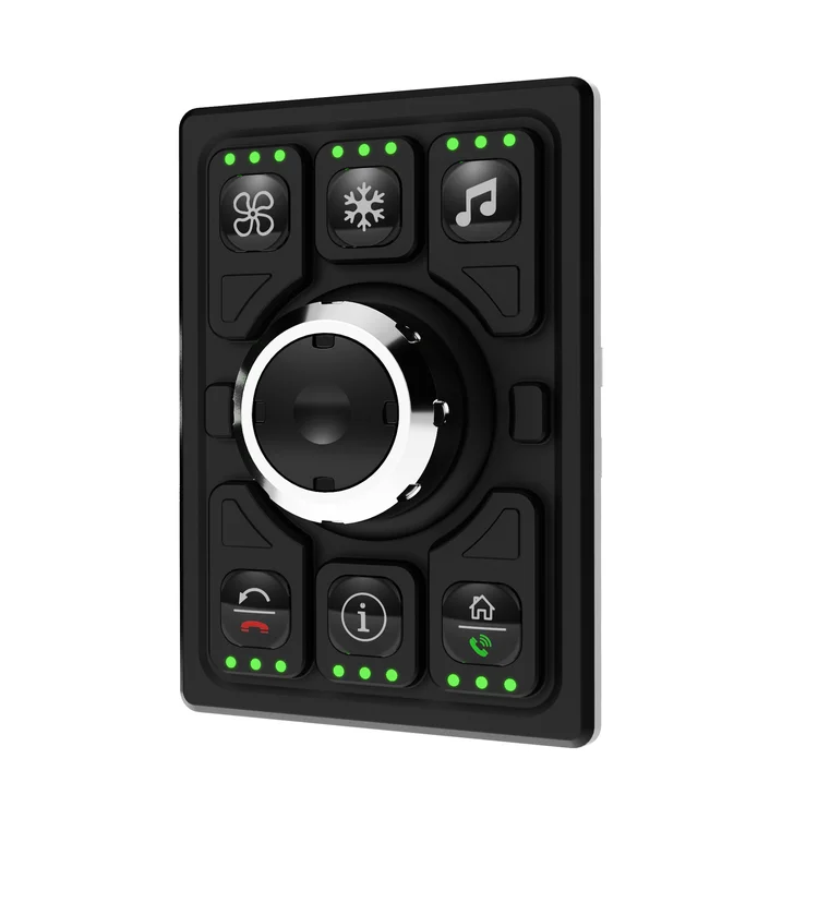 6 Buttons with Rotary Knob Intelligent Keypad - CAN Bus